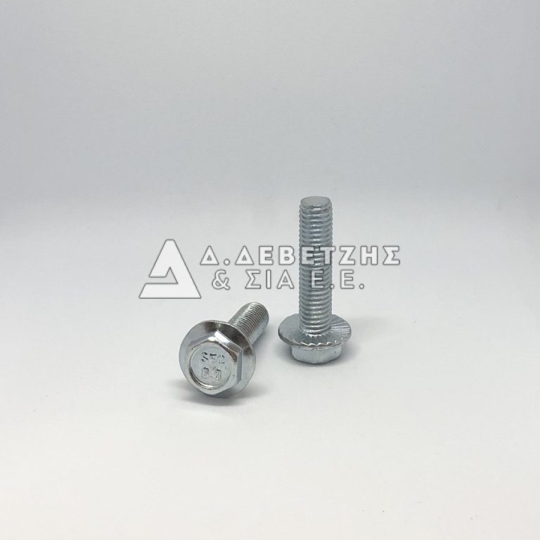Din 6921-8.8 Hex. Flange Screws with Serration – Δ. Δεβετζής & ΣΙΑ